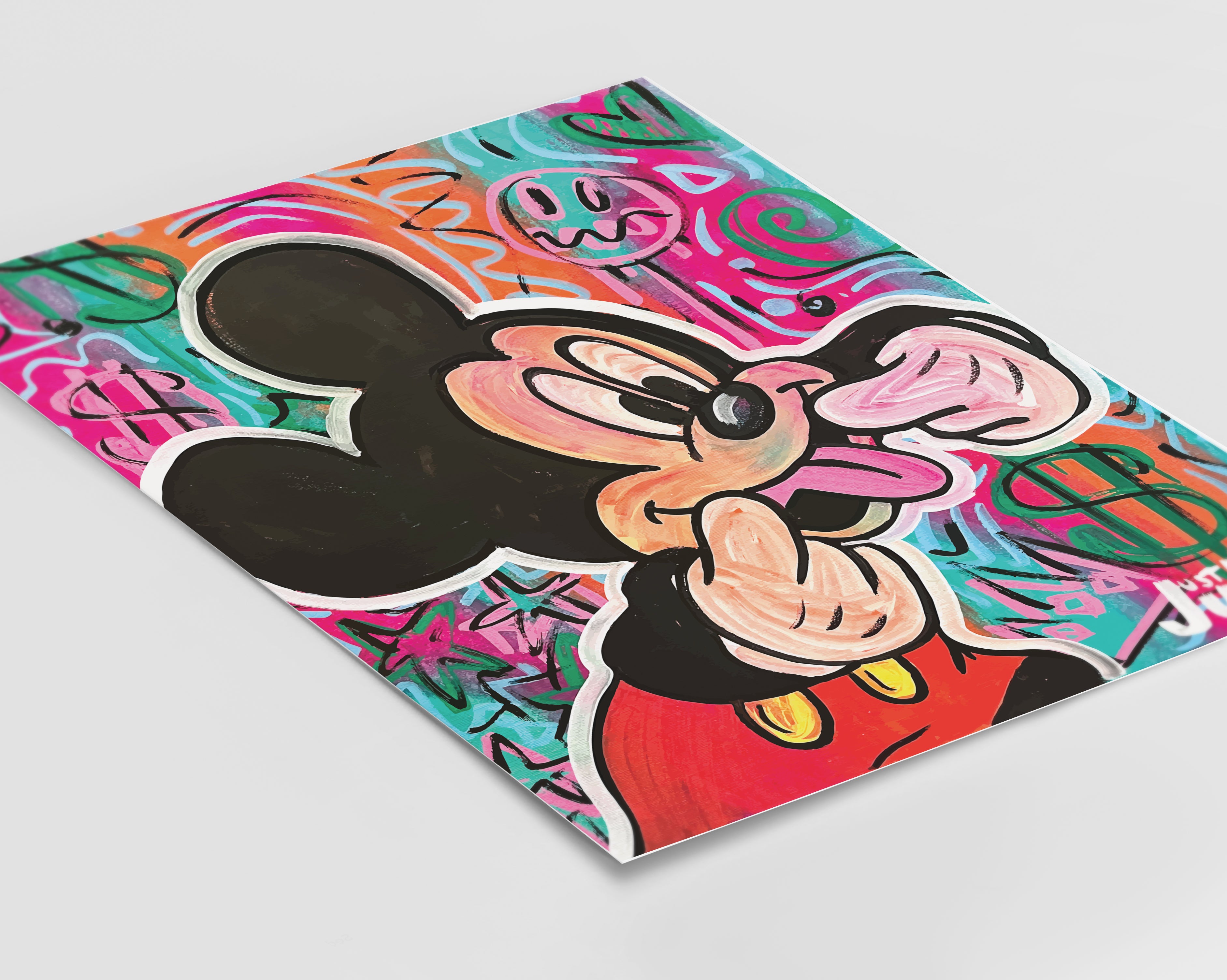 Mickey Mouse Print - Just by Juliana